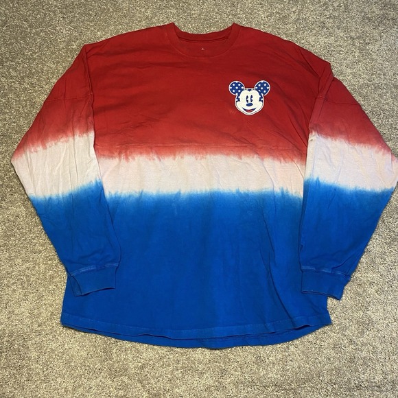 Disney | Shirts | Disney Spirit Jersey Xl American Original Red White ...